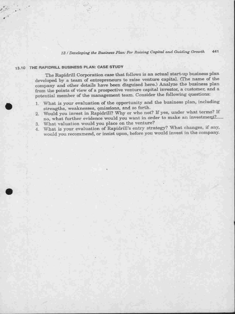 The Rapidrill Business Plan - Case Study - Compressed - Compressed-Compressed - 11zon | PDF