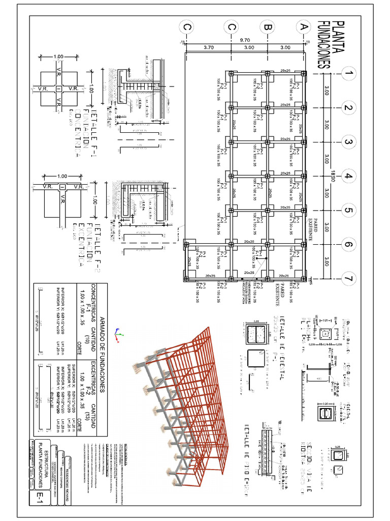 E 01 Fundaciones | PDF