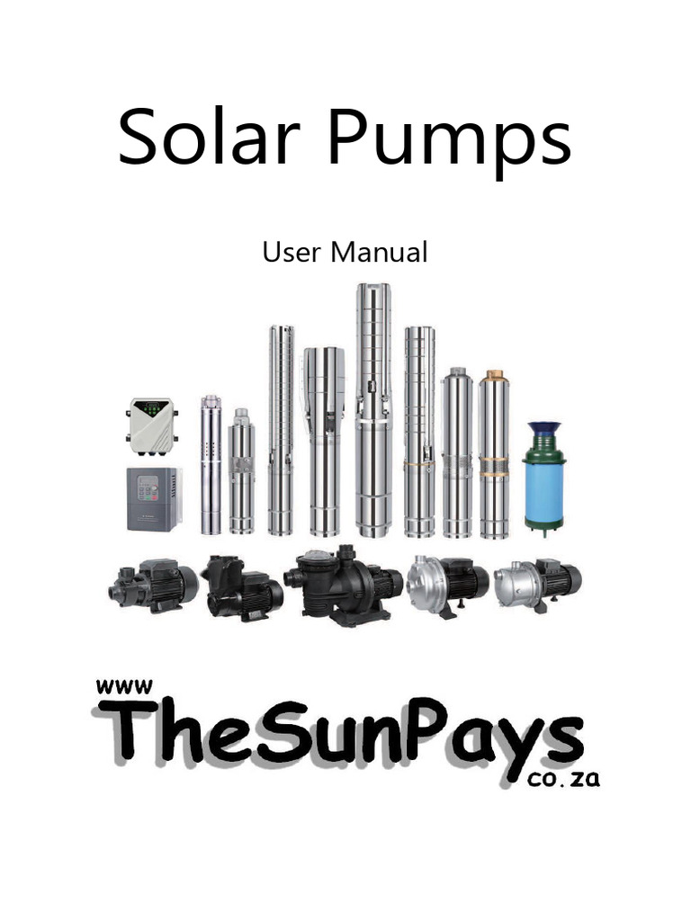 Solar Pump Manual | PDF | Electronic Engineering | Electronic Circuits