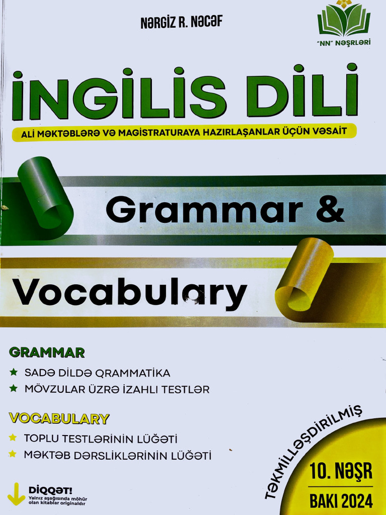 Ingilis Dili Grammar N.necef 2024 | PDF