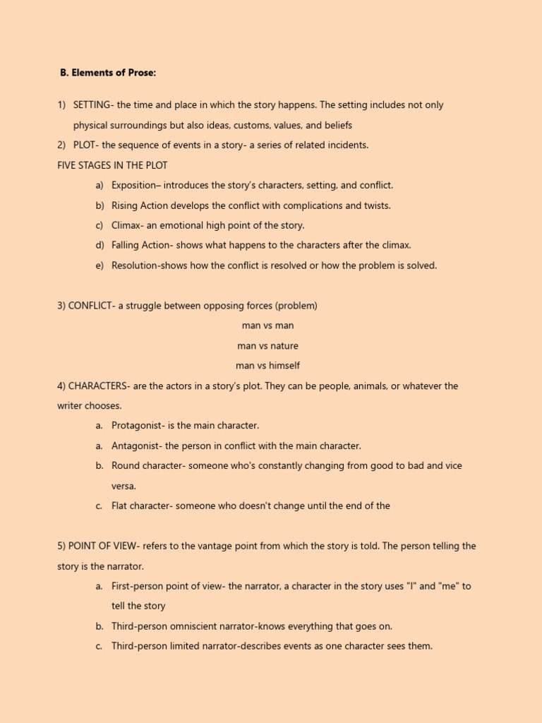 Elements of Prose, Poetry, and Drama | PDF | Poetry | Narration