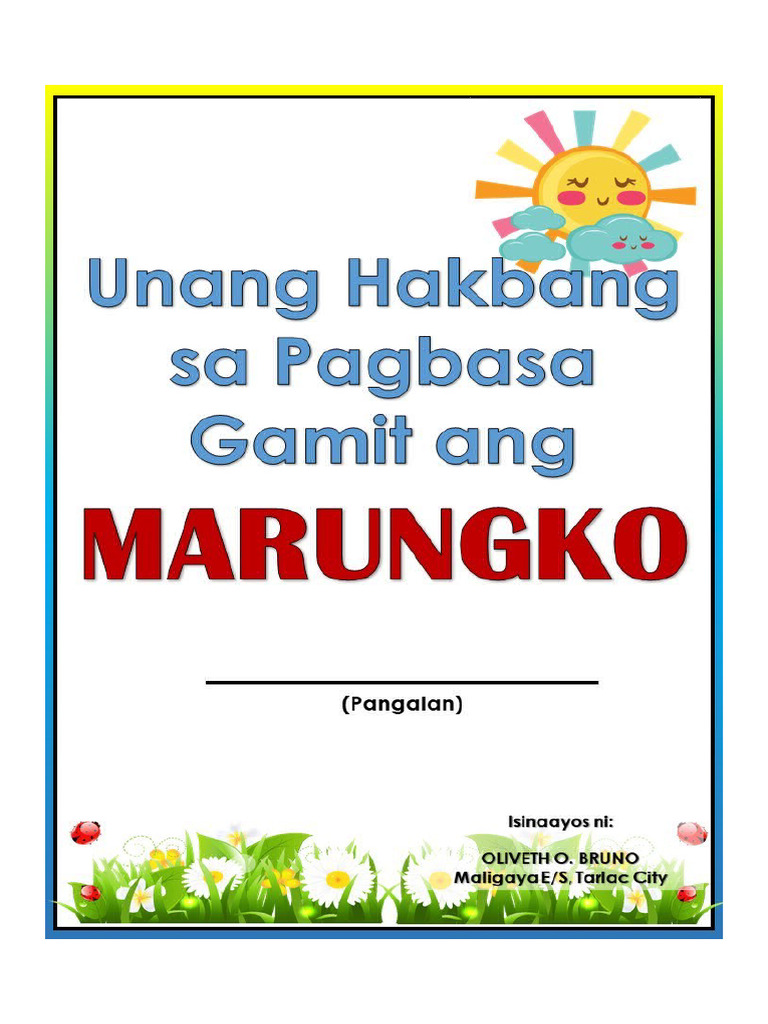 Marungko Booklet | PDF