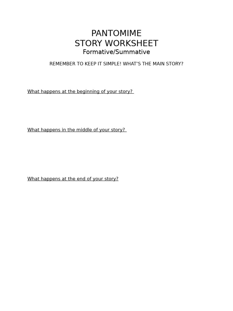 Pantomime | PDF | Language Arts & Discipline