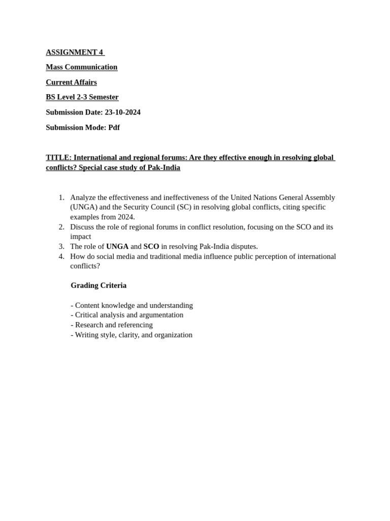 Assignment 4 Unga and Sco Bs2-3 | PDF