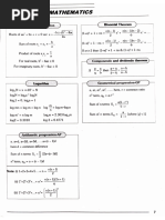 Edexcel IGCSE Math B Formula Sheet | PDF