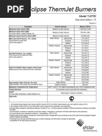Eclipse AirHeat Burner Specifications | PDF | Natural Gas | Combustion