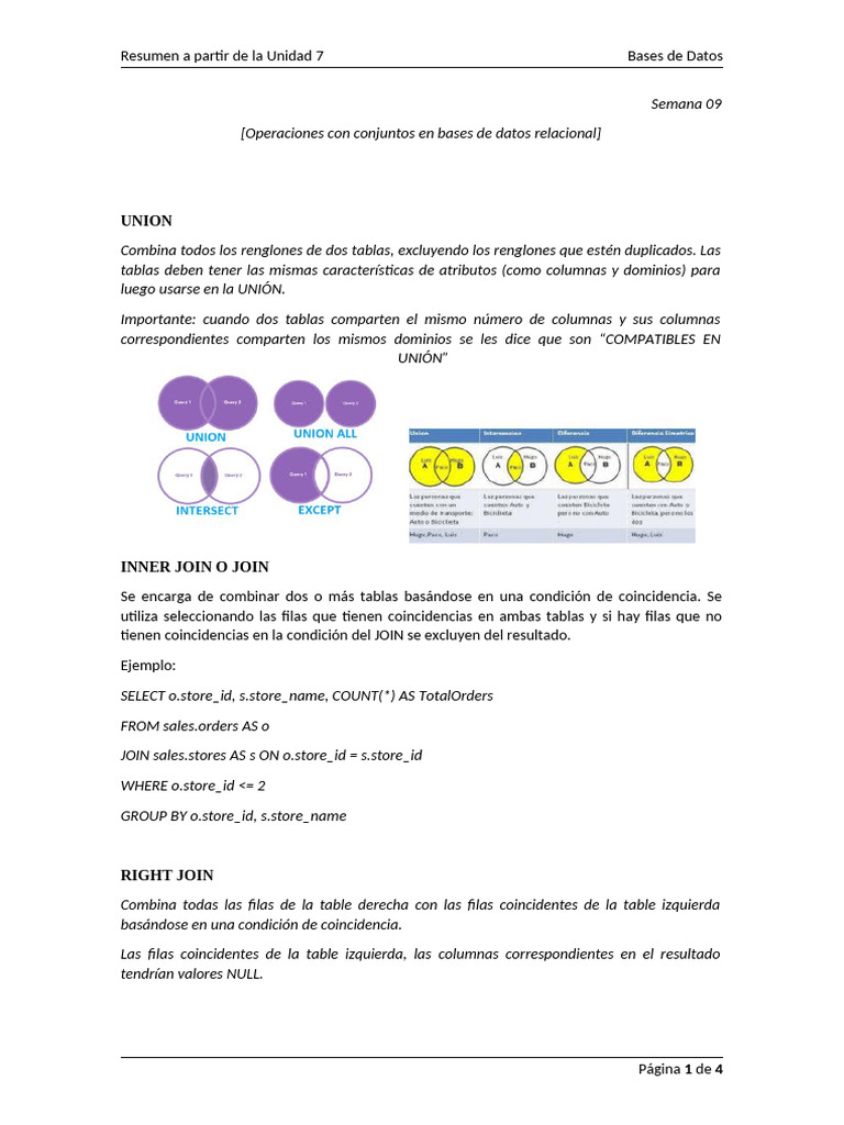 Bases de Datos | PDF | SQL | Bases de datos