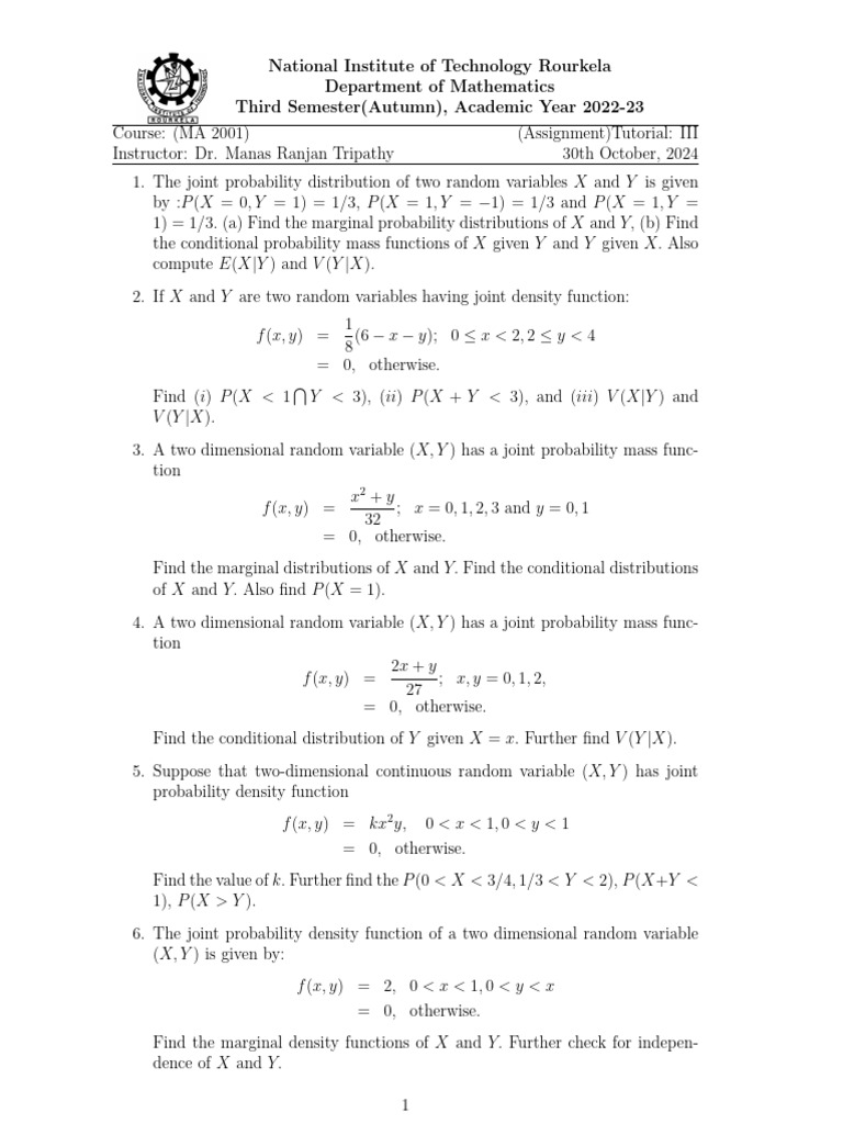 Assignment-III | PDF | Estimation Theory | Standard Deviation
