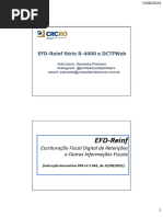 Tabela IRPJ e EFD-REINF: Alíquotas e Códigos | PDF | Biodiesel | Petróleo