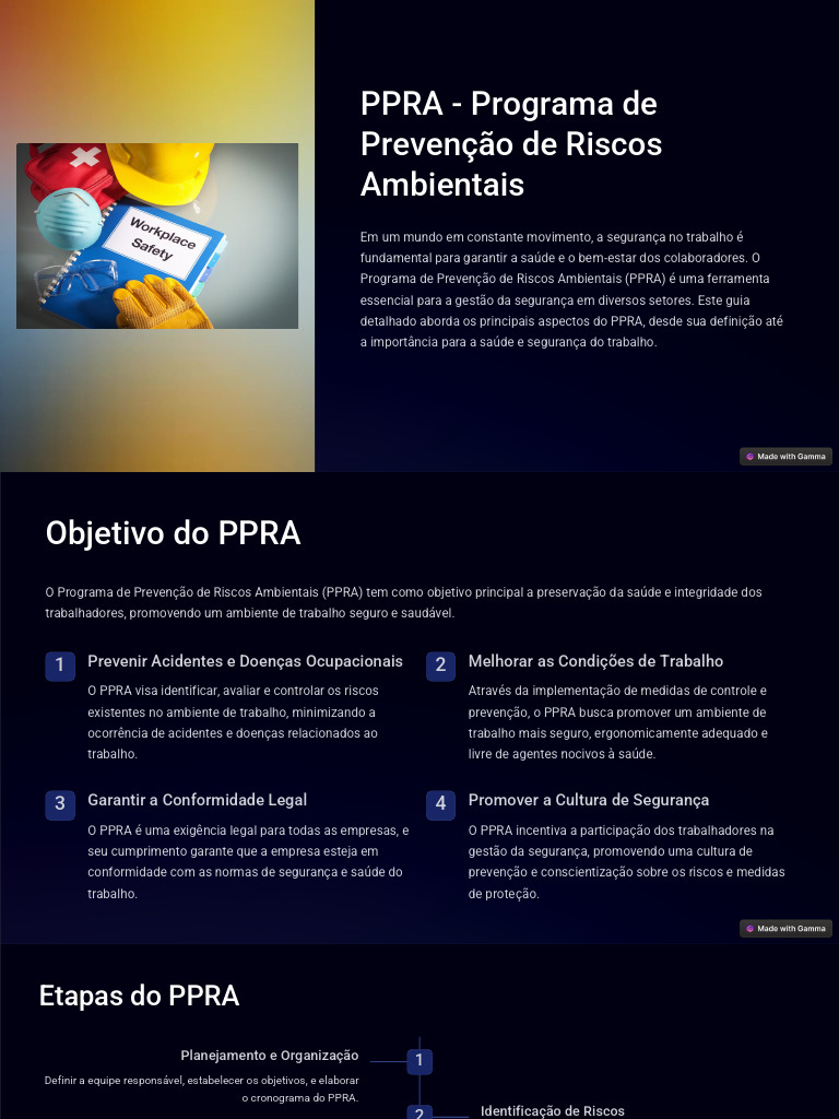PPRA Programa de Prevencao de Riscos Ambientais (3) 33333 | PDF ...