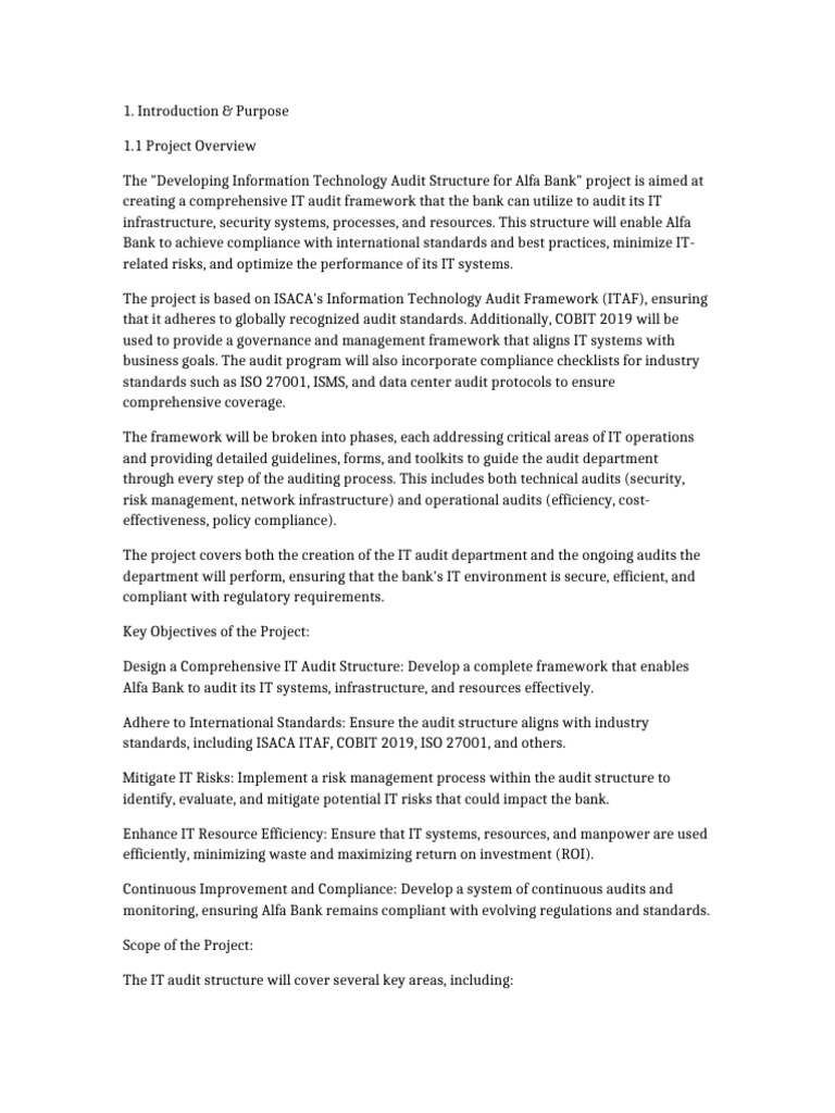 First 20 Pages IT Audit Master | PDF | Audit | Computer Security