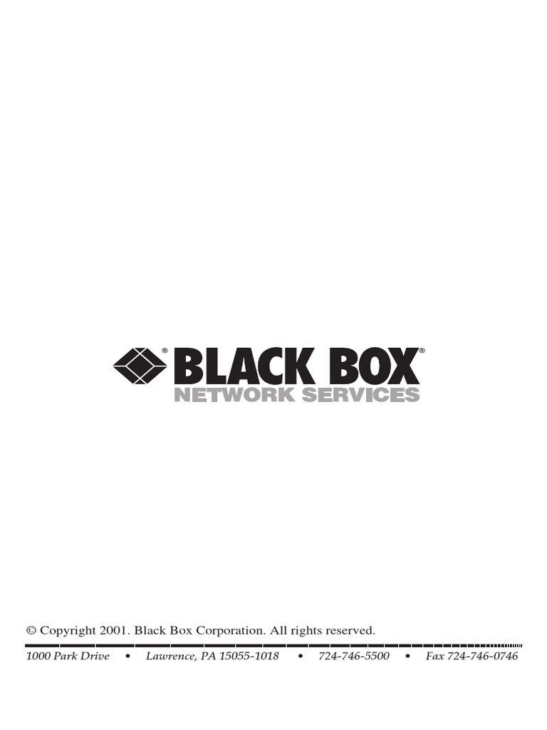 BlackBox 6-To-1 Manual Switch - Installation Manual | PDF | Electrical Connector | Switch