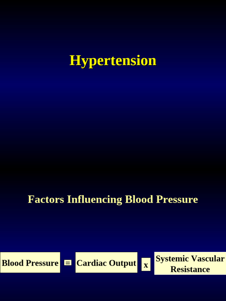 Hypertension | PDF | Hypertension | Blood Pressure