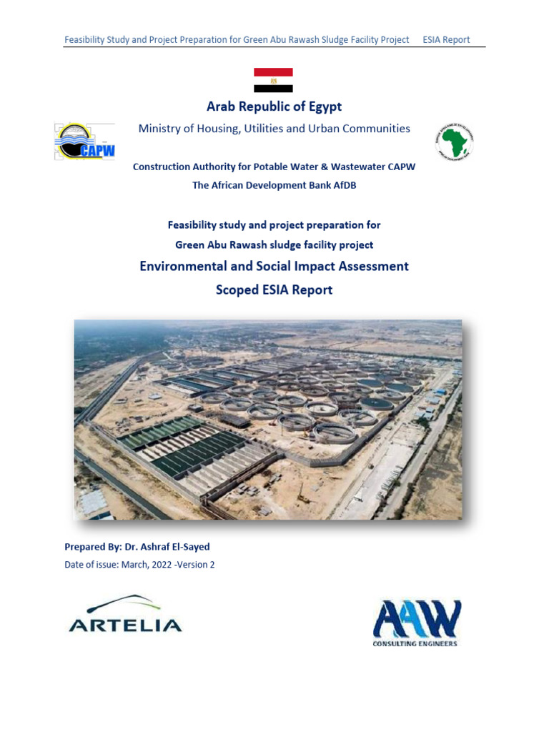 Greenaburawash Esia Final Report March2023 | PDF | Sewage Treatment ...