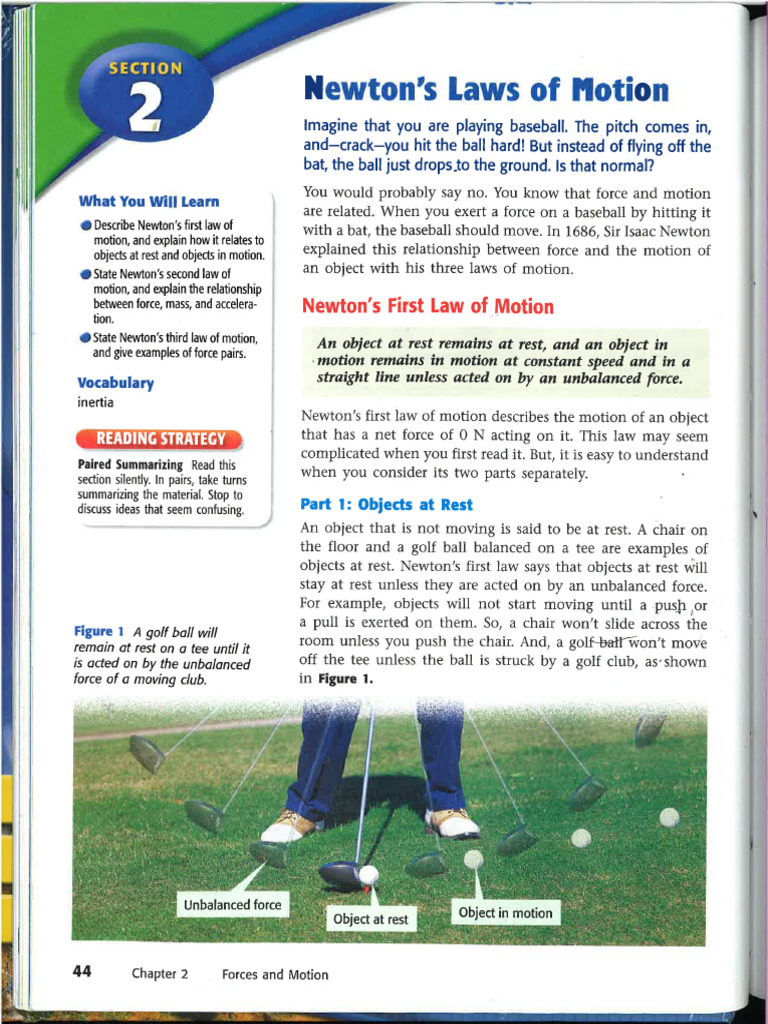 Martin Tushe - Newton's Laws, Forces and Motion | PDF