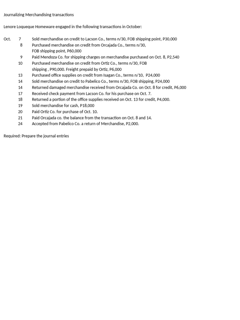 Assignment 2 - Merchandising | PDF