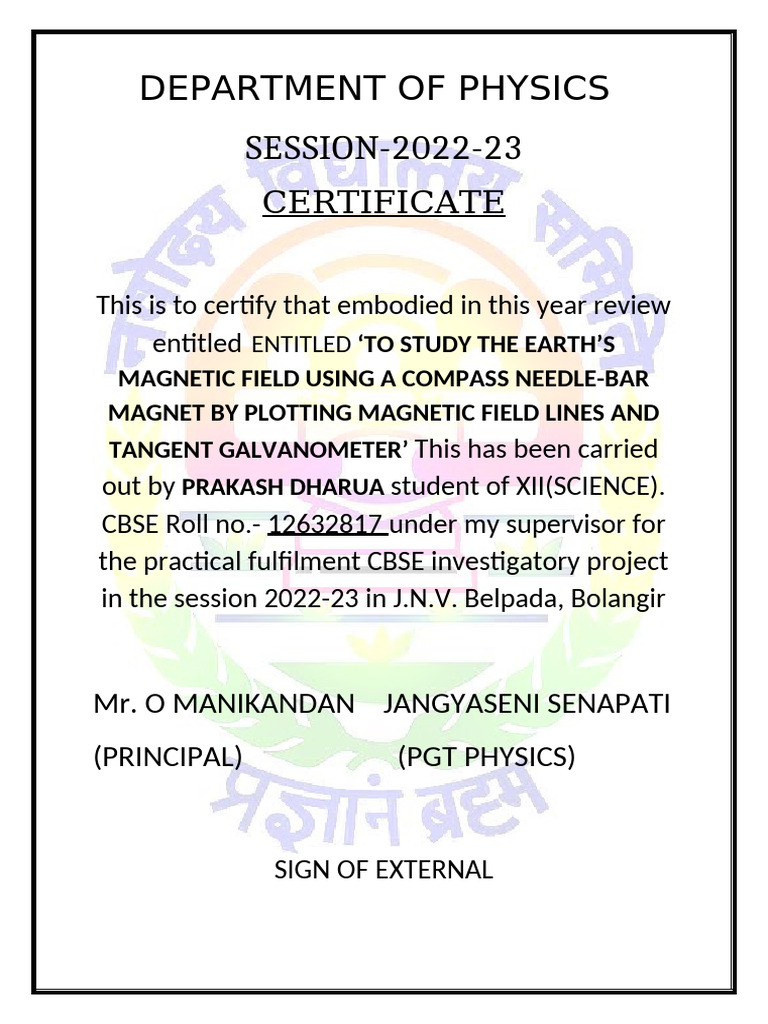 Certificate Pankaj | PDF