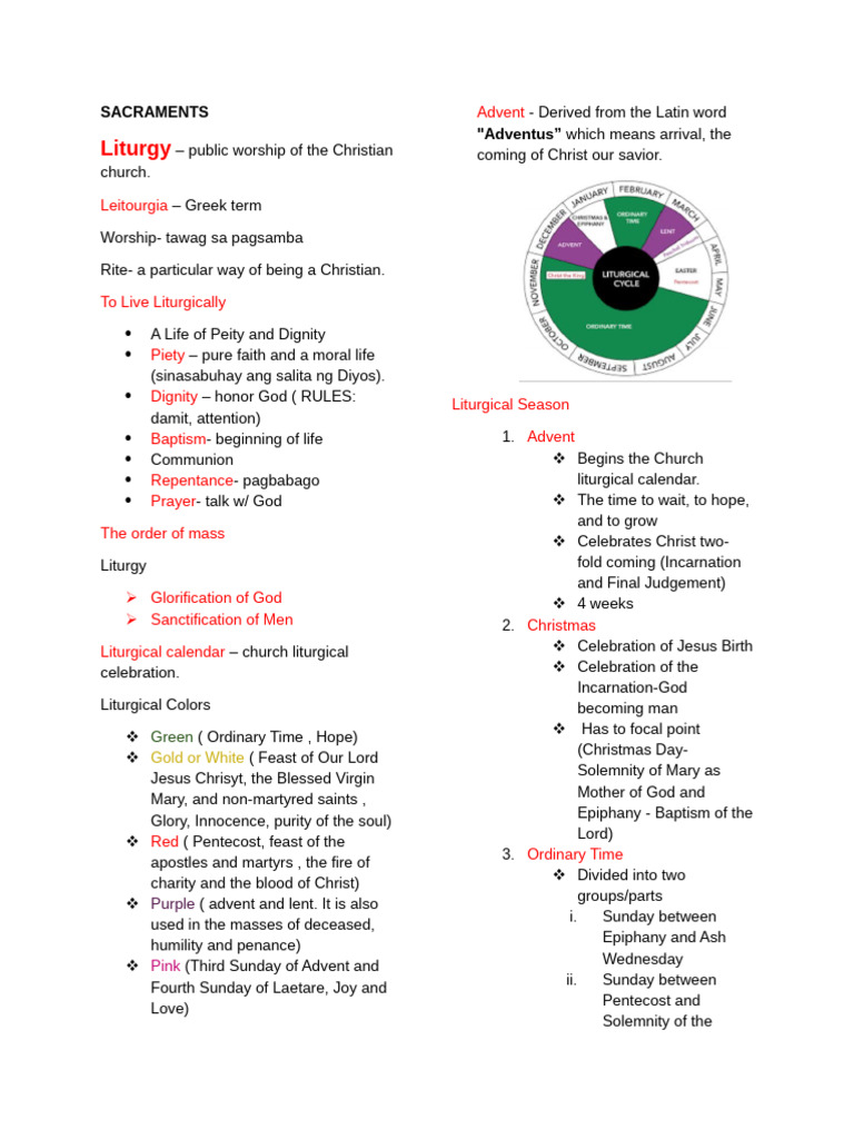 Inbound 320008591702543443 | PDF | Eucharist | Liturgical Year