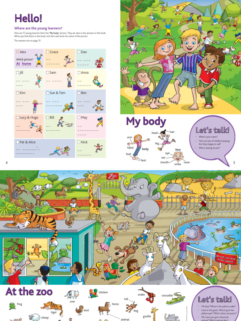 Pre A1 Starters Word List 2018 | PDF