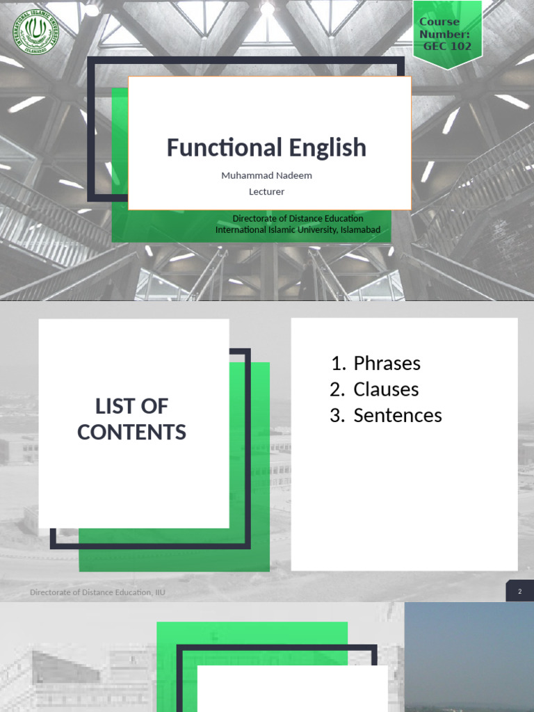 Phrases Clauses Sentences Presentation | PDF | Verb | Syntax