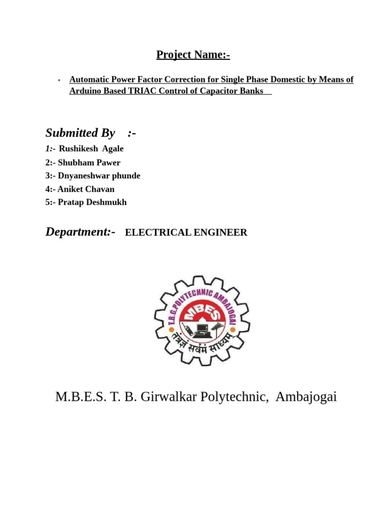 Rushi Shubham Aniii File | PDF | Power (Physics) | Electronics