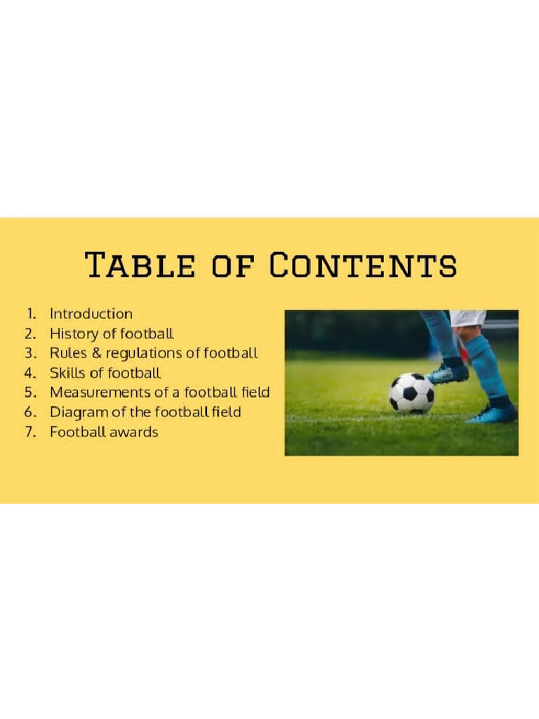 Physical Education Football Project | PDF