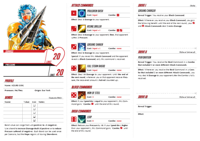Sample Character (Drive II) | PDF