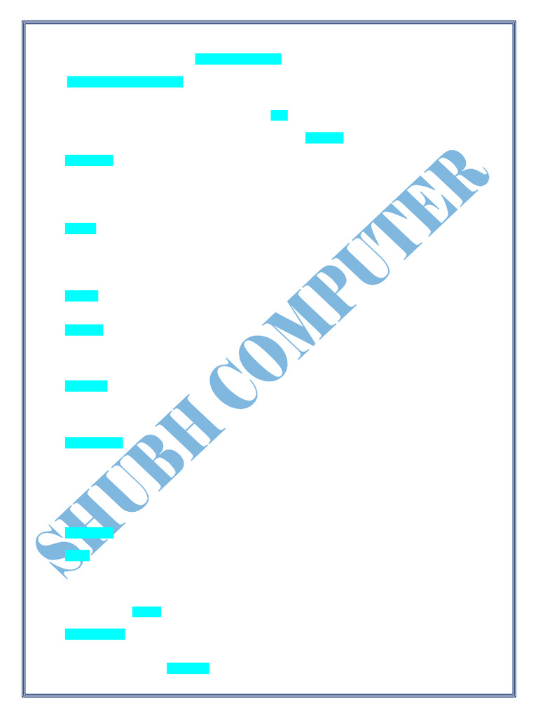 Objective Type Quesiton | PDF | Microsoft Word | Microsoft Excel