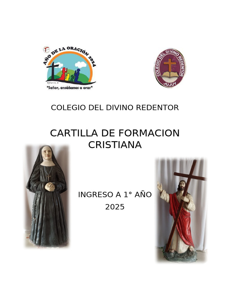 Cartilla de Formacion Cristiana para Ingreso 2025 | PDF | Año litúrgico | Pascua de Resurrección