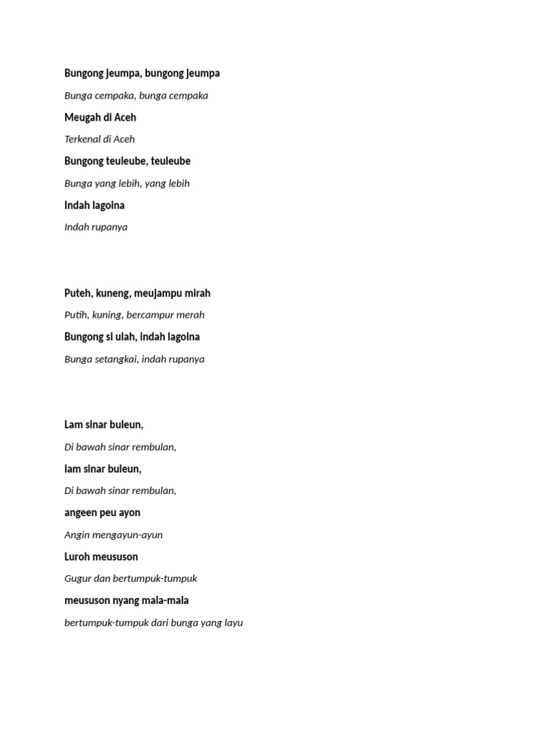 Translet Bugong | PDF