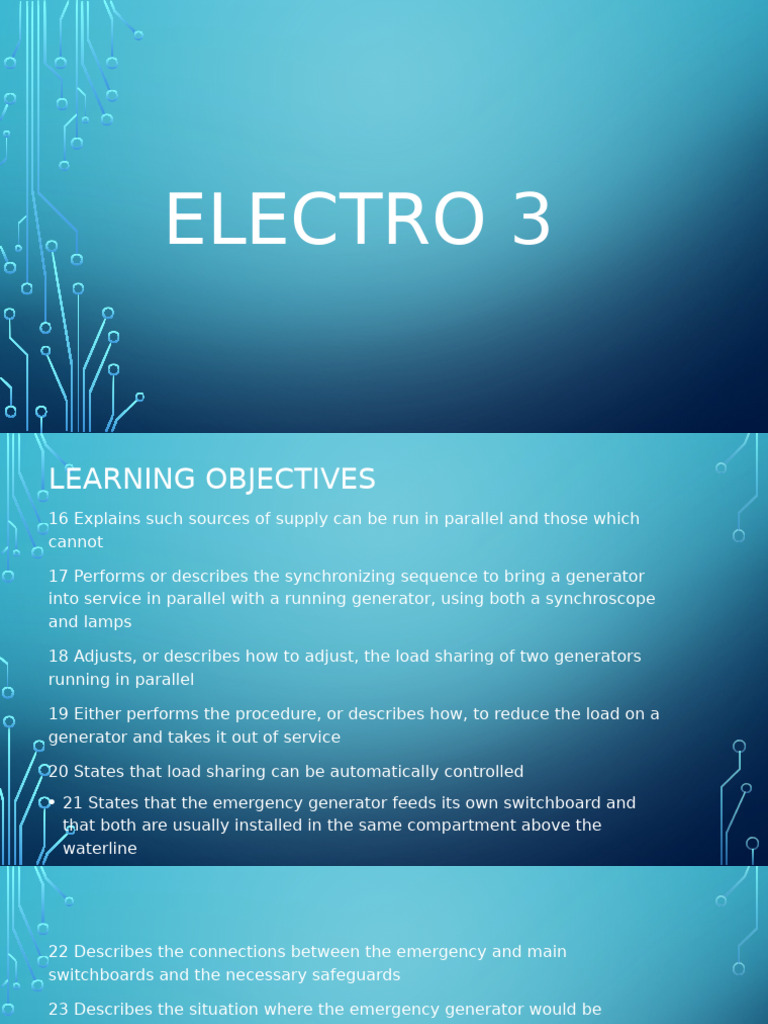 Electro | PDF | Electric Generator | Electrical Engineering
