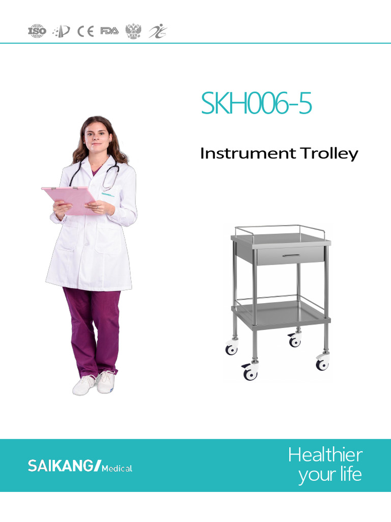 Stainless Steel Instrument Trolley Specs | PDF