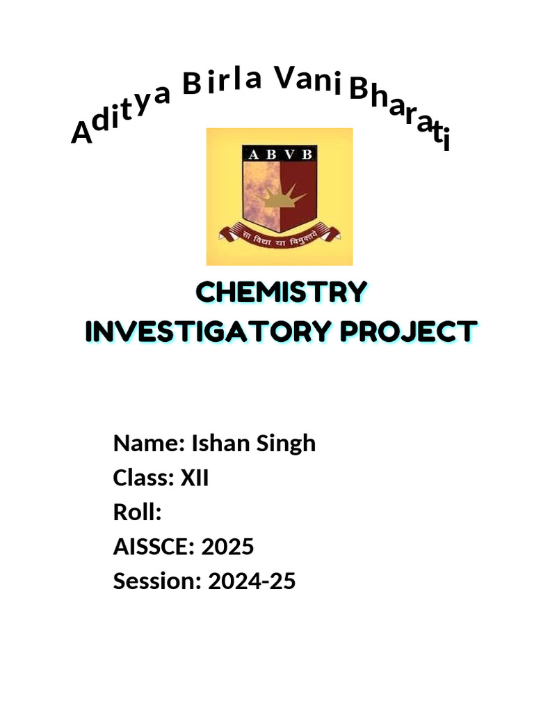 Chem Project | PDF