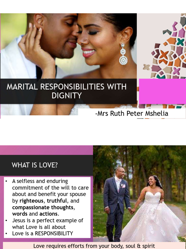 Love and Responsibility in Marriage | PDF | Love | Marriage