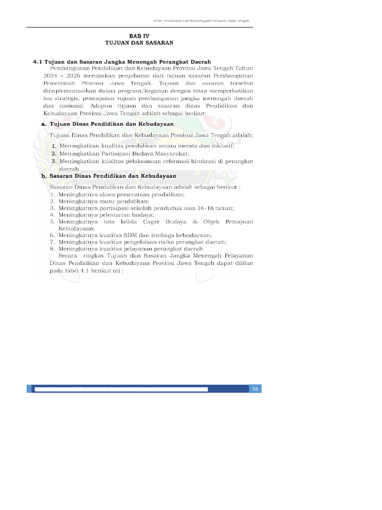 Tujuan Dan Sasaran | PDF