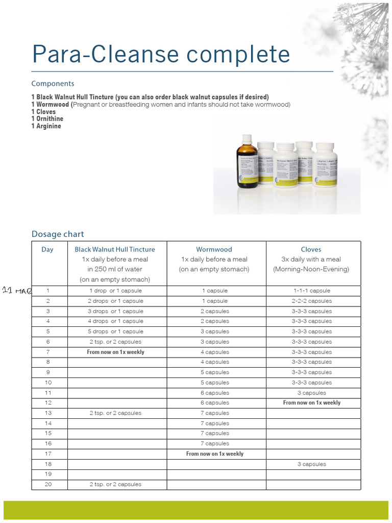 Complete Herbal Para-Cleanse by Dr. Hulda Clark | PDF