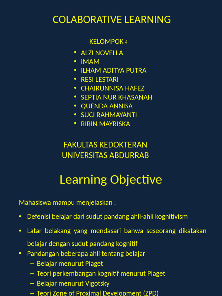 Teori Kognitivisme dalam Pembelajaran | PDF