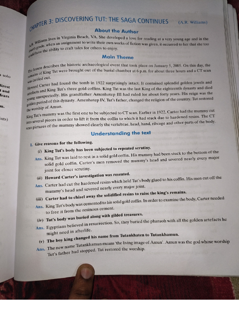 Class 11 English Chapter 3 | PDF