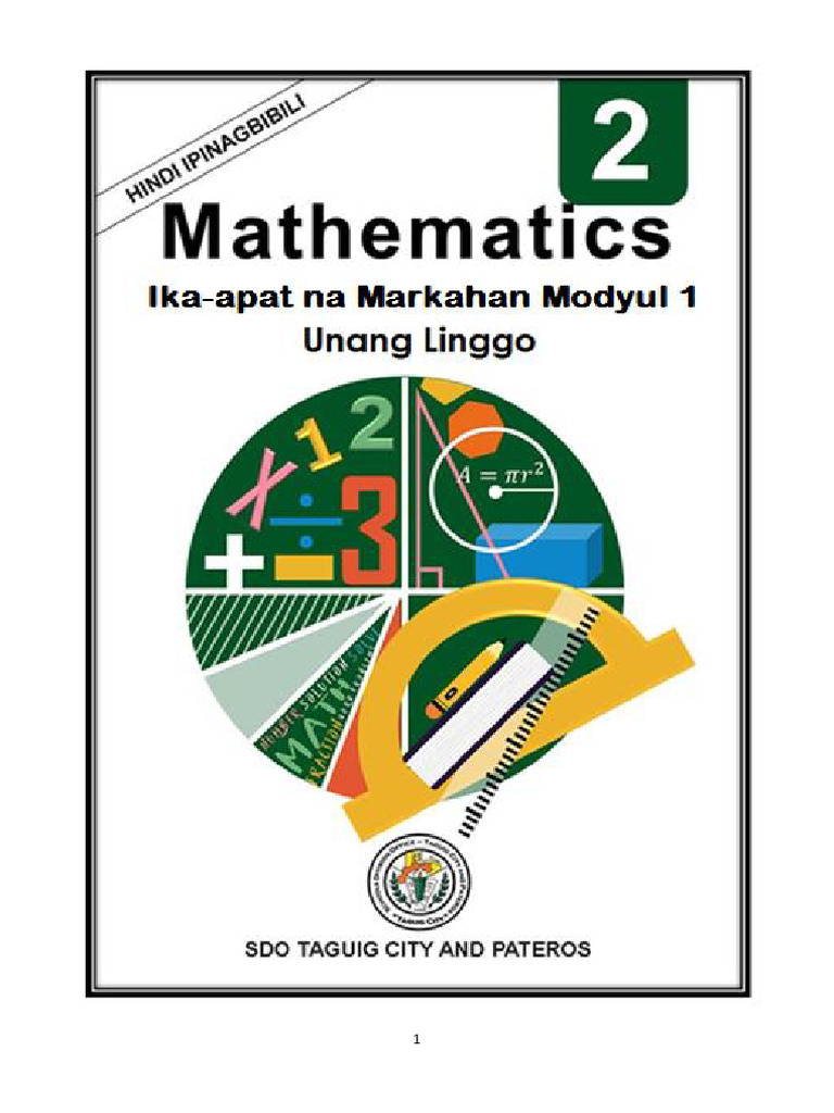 Hybrid Math 2 Q4 M1 W1 | PDF