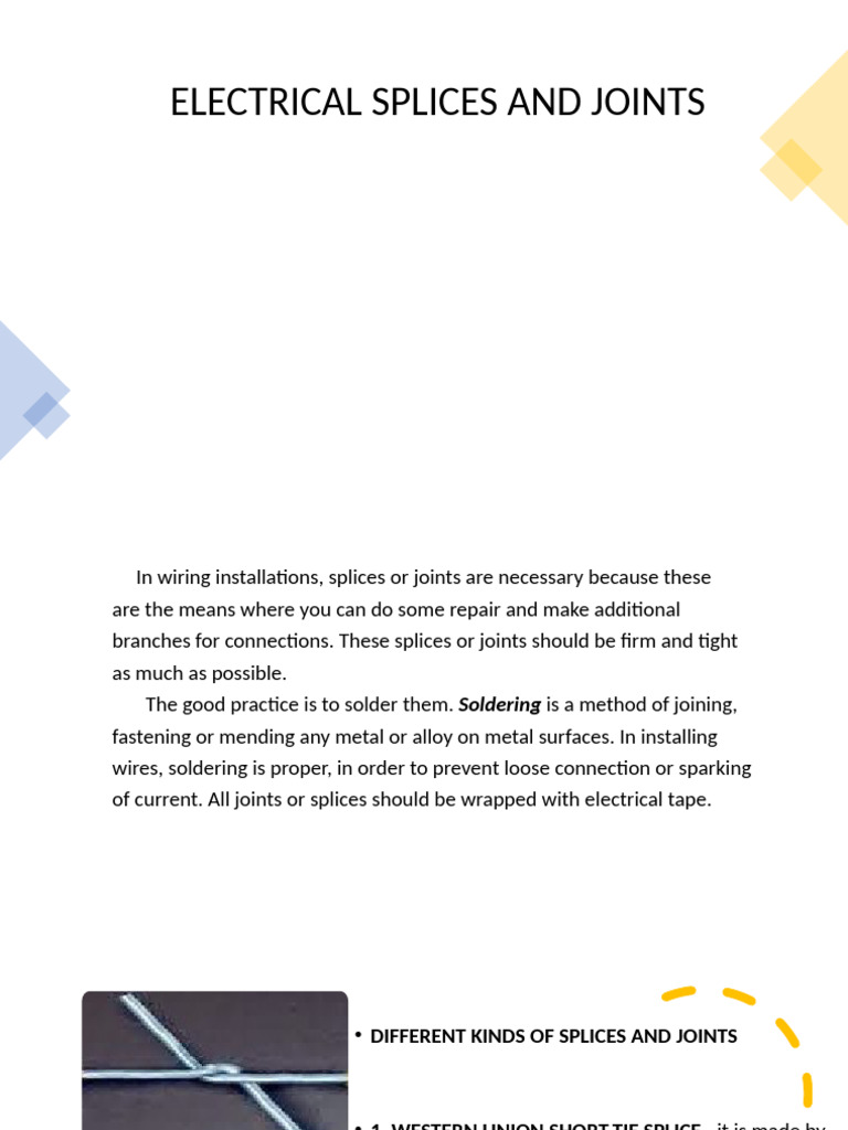 Splices and Joints | PDF