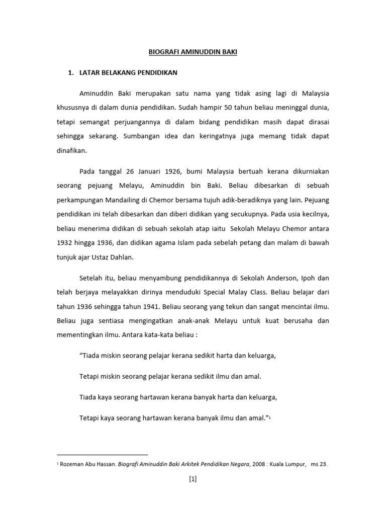 Aminuddin Baki | PDF