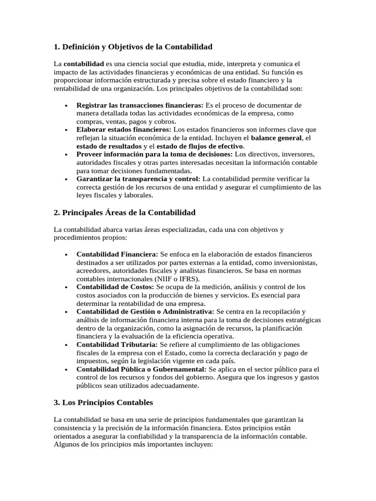 CONTABILIDAD RESUMEN | PDF | Contabilidad | Estado financiero