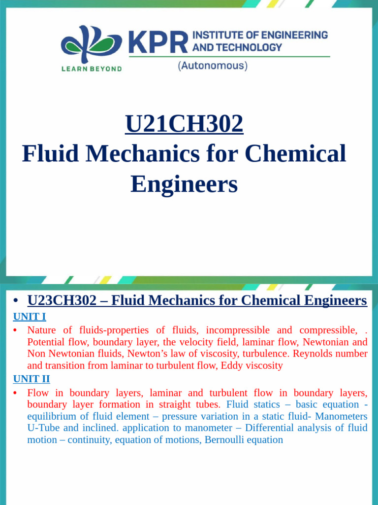Unit-2 (1) | PDF | Boundary Layer | Fluid Dynamics