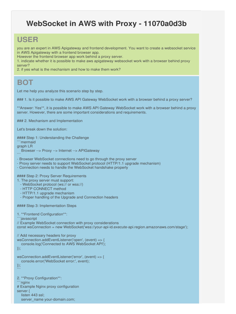 Conversation | PDF | Proxy Server | Internet