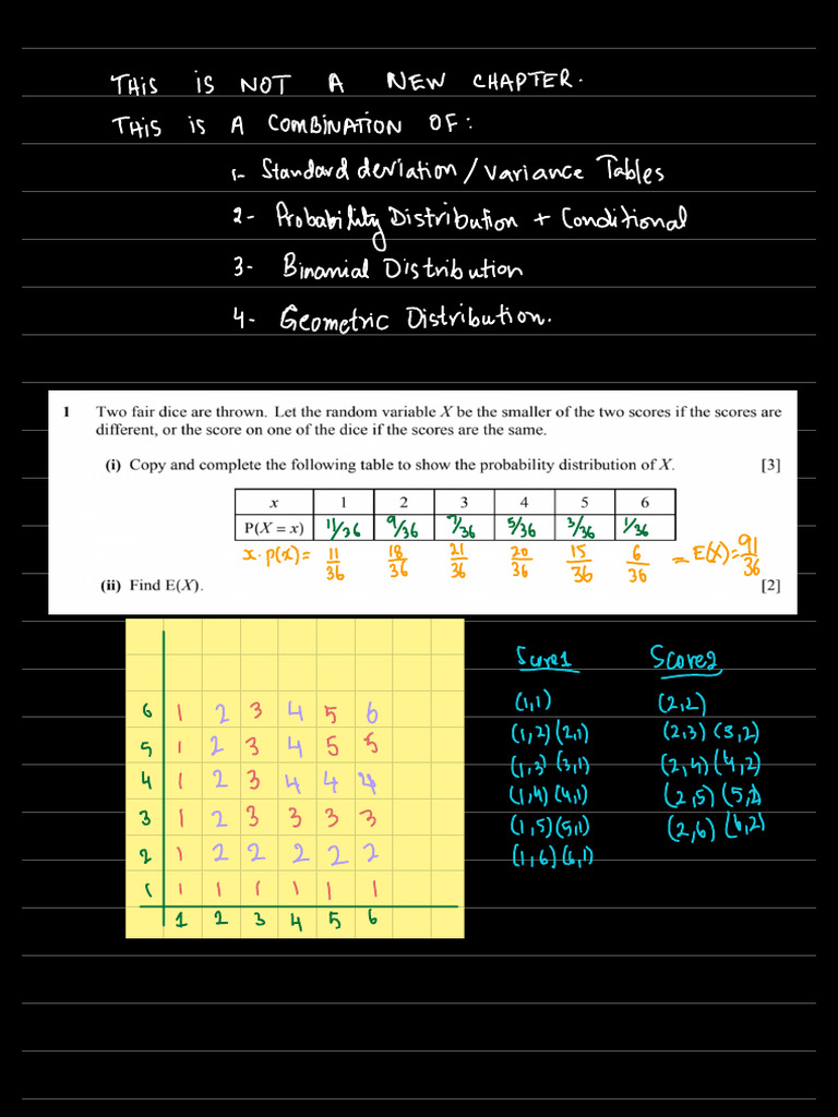 Random Variable Practice | PDF