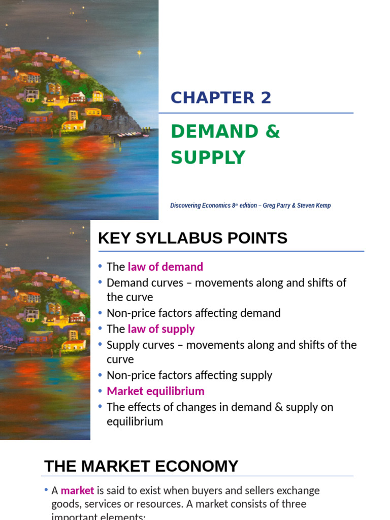 DE8 CH 2 Slides | PDF | Economic Equilibrium | Demand