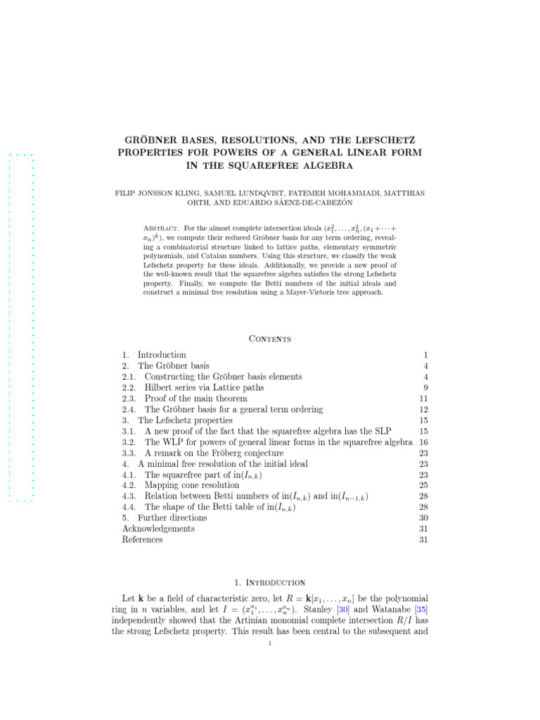 Gröbner Bases, Resolutions, and The Lefschetz Properties For Powers of A General Linear Form in ...