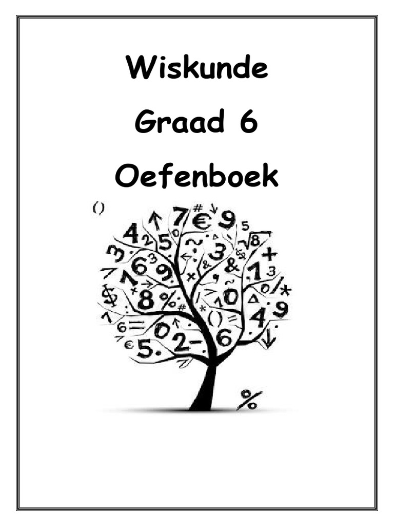 Wiskunde Gr6 | PDF
