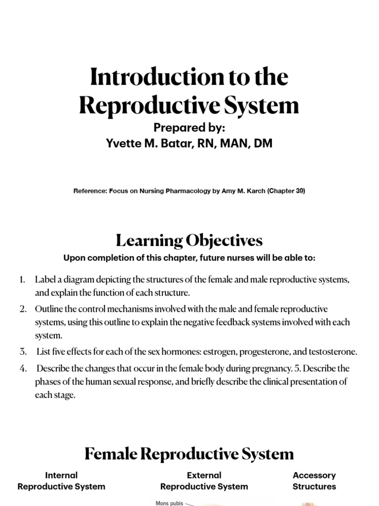 Overview of Female Reproductive System | PDF | Menstrual Cycle | Female ...