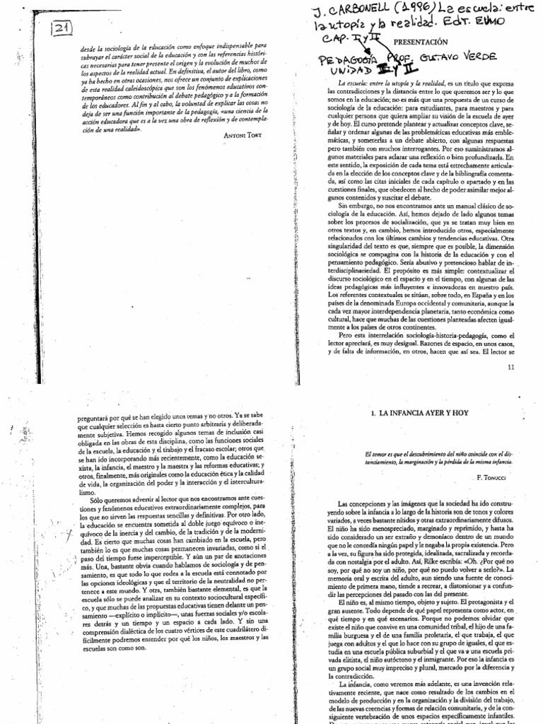 Carbonell Cap 1 y 2 | PDF